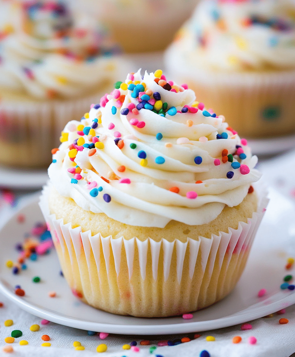 Confetti Cupcakes Recipe - novayum.com