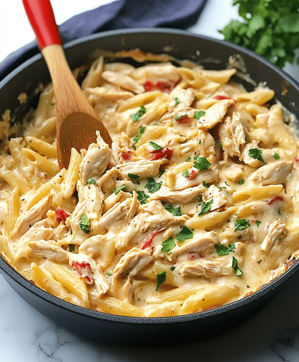 Cheesy Chicken Pasta Recipe - novayum.com