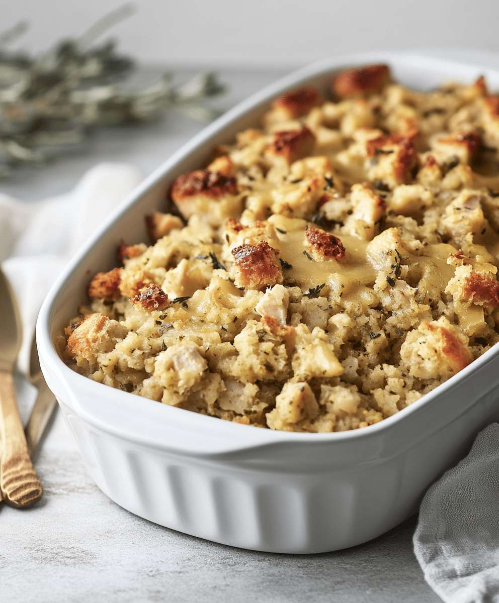 Chicken & Stuffing Bake Recipe - novayum.com