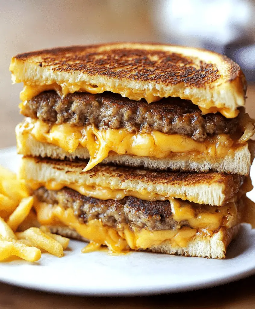 Grilled Cheese Patty Melts Recipe - novayum.com
