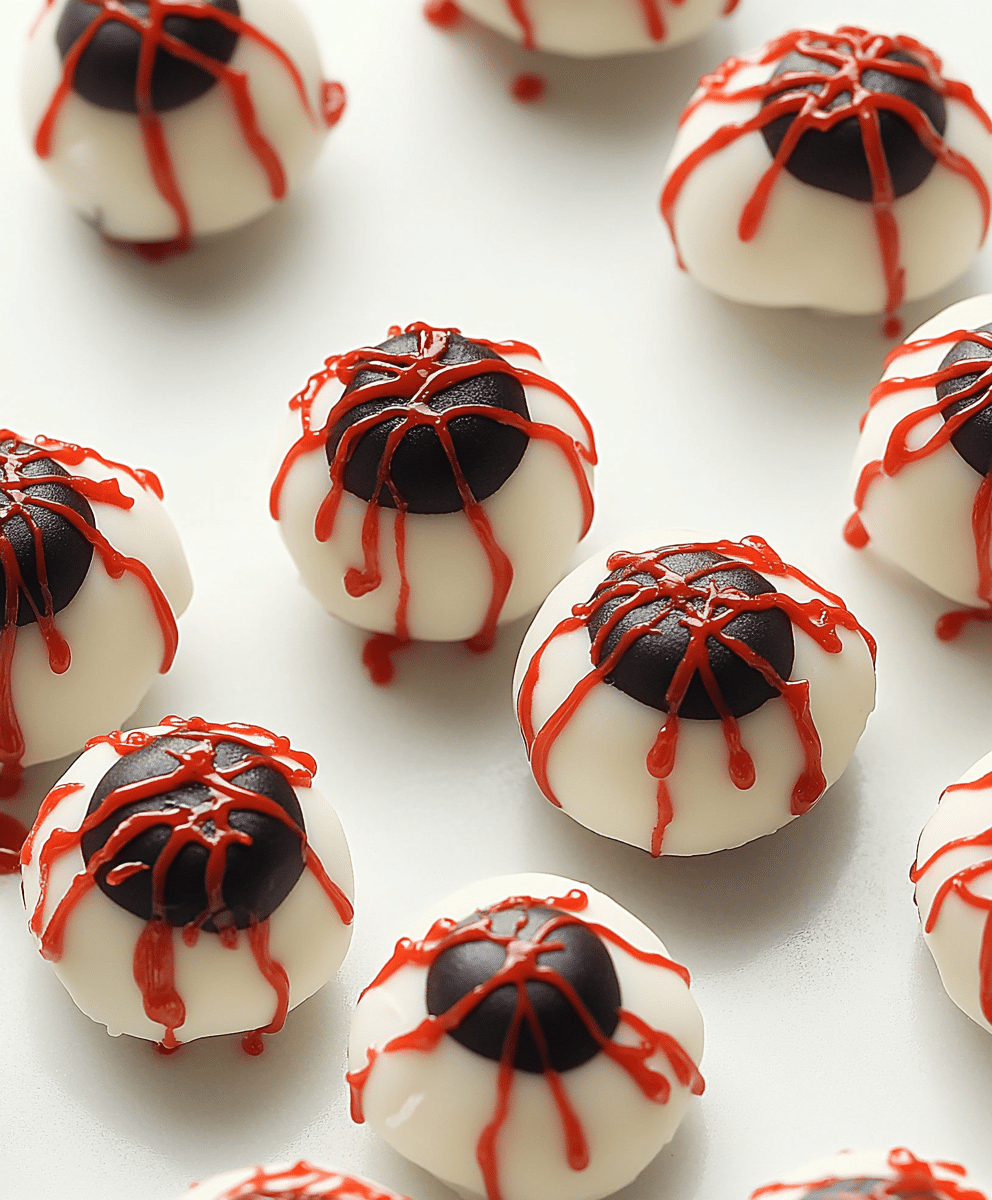 Halloween Bloodshot Eyeballs Candy Recipe - novayum.com