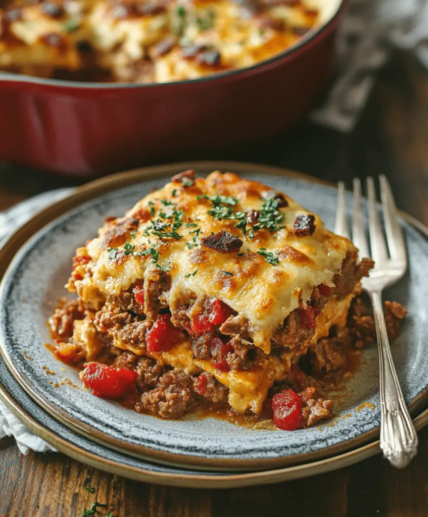Southern Five Layer Beef Casserole Recipe - novayum.com