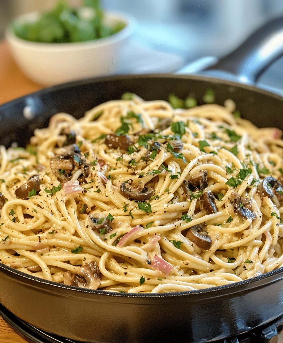 15 Minute Creamy Garlic Pasta Recipe - novayum.com