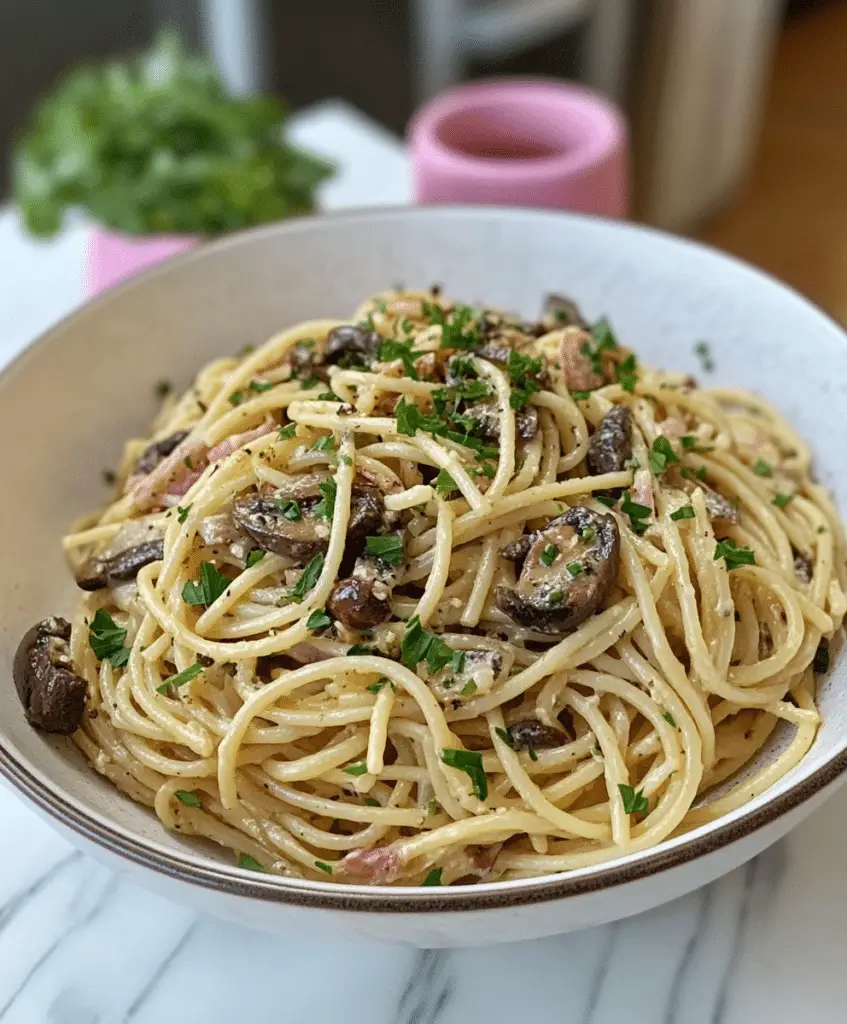 15 Minute Creamy Garlic Pasta Recipe - novayum.com