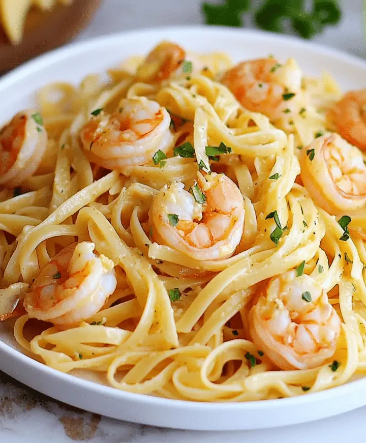 Garlic Butter Shrimp Pasta Recipe - novayum.com