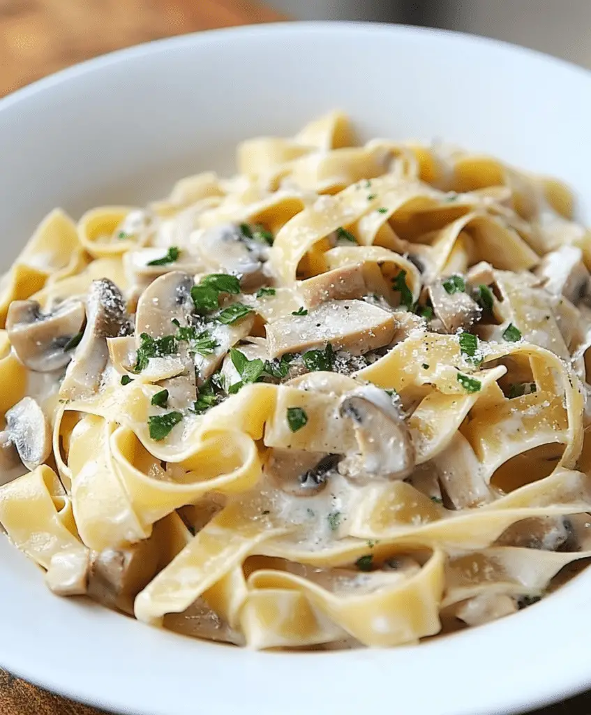 Garlic Mushroom Pasta Recipe - novayum.com