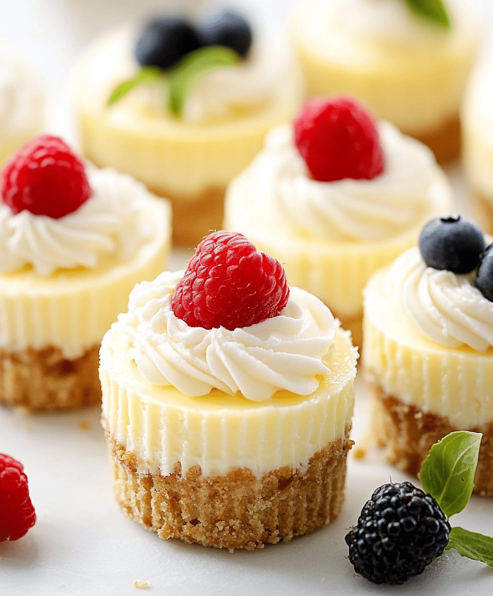 Mini Cheesecakes Recipe - novayum.com