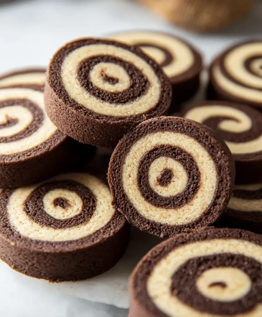 No Bake Chocolate Peanut Butter Pinwheels Recipe - novayum.com