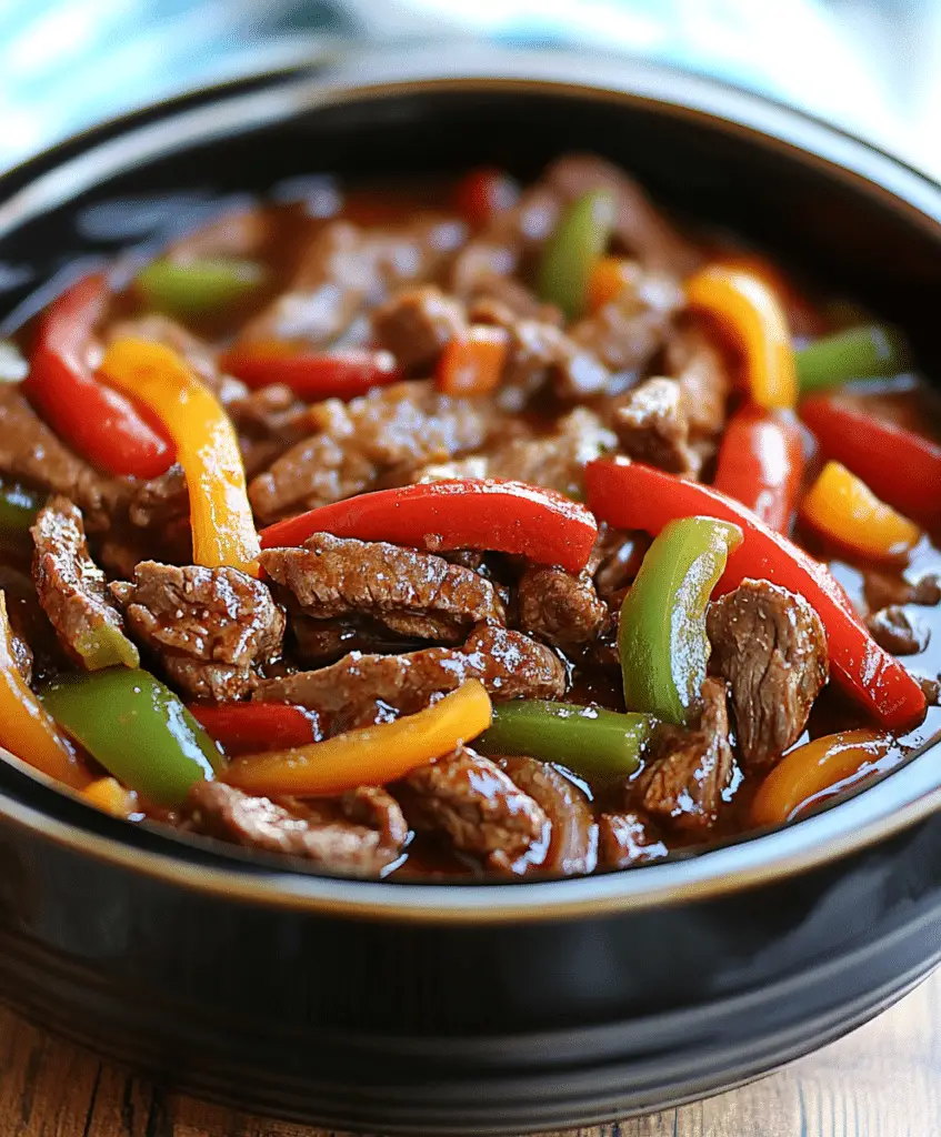 Pepper Steak In A Crock Pot Recipe - novayum.com