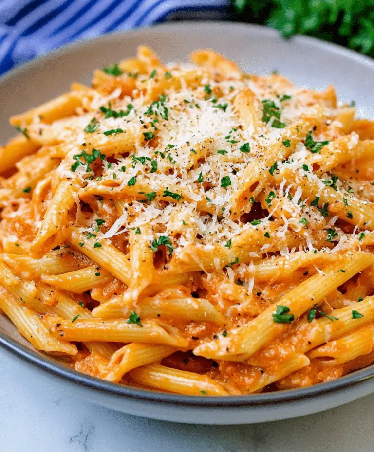 Creamy Vodka Pasta Perfection Recipe - novayum.com