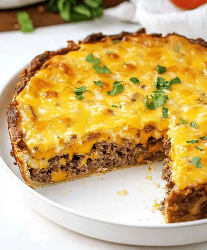 Impossible Cheeseburger Pie Recipe - novayum.com