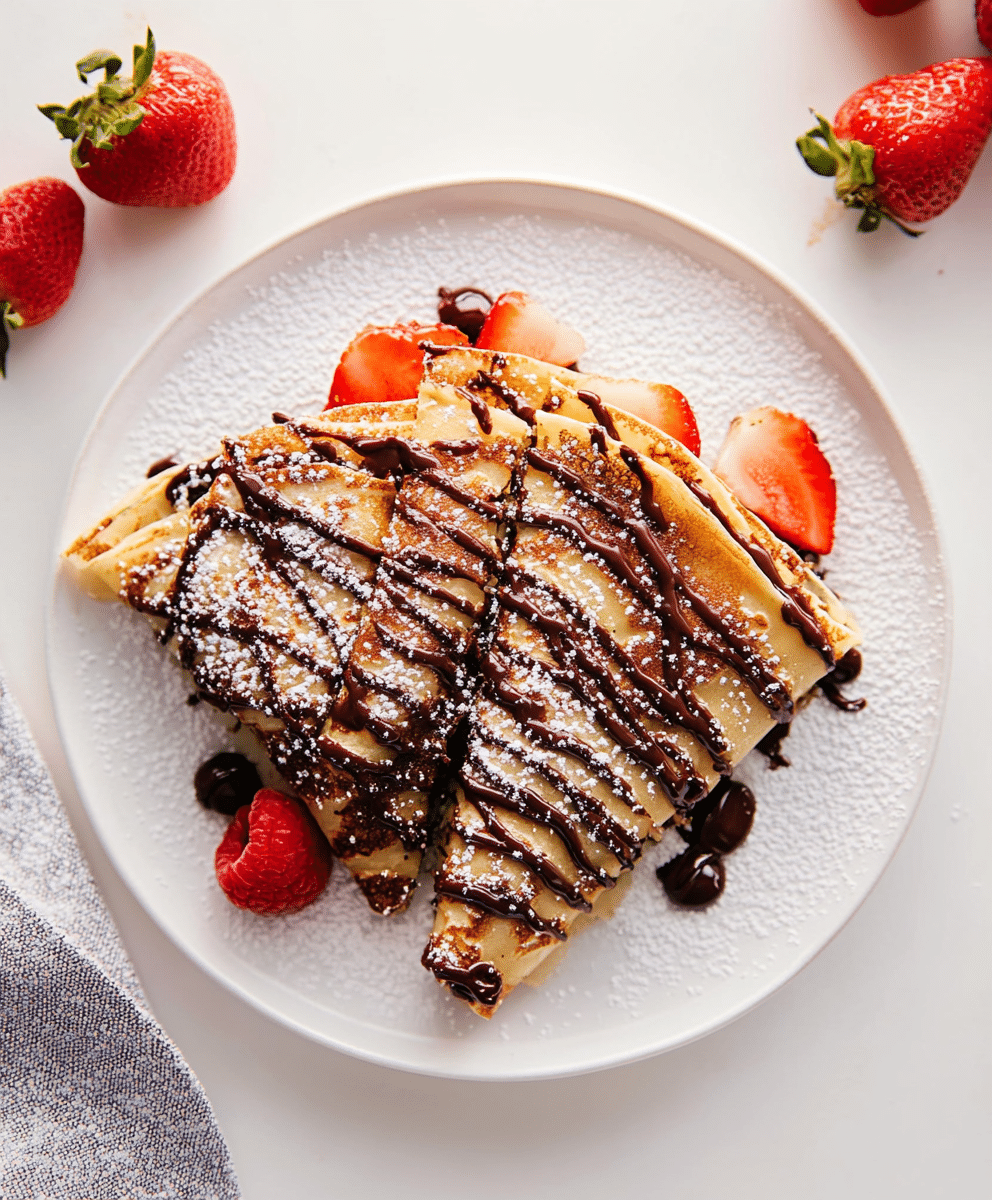 Nutella Cream-filled Crepes Recipe - novayum.com