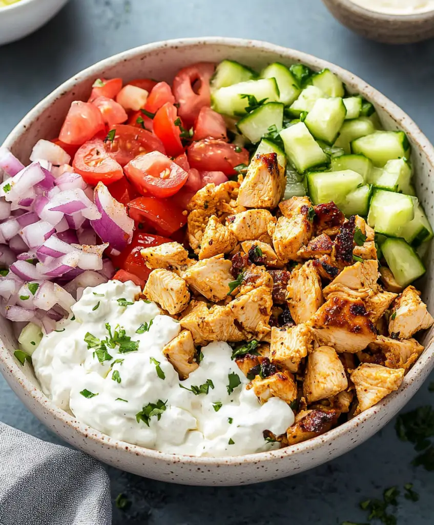 Chicken Gyro Bowls Recipe - novayum.com