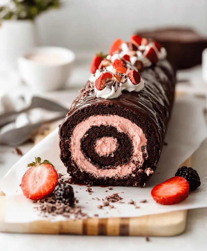 Chocolate Cake Roll Recipe - novayum.com