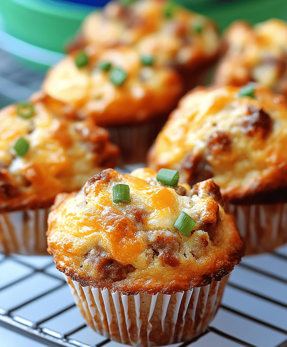 Easy Sausage Breakfast Muffins Recipe - novayum.com