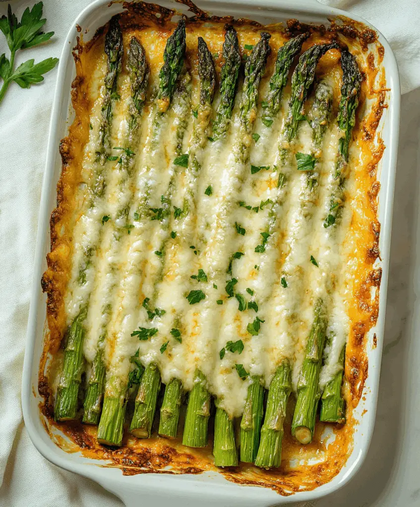 Cheesy Baked Asparagus Recipe - novayum.com