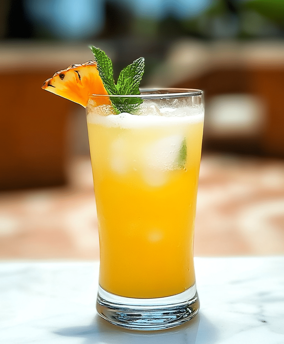 Tropical Fizz Mocktail Recipe - novayum.com