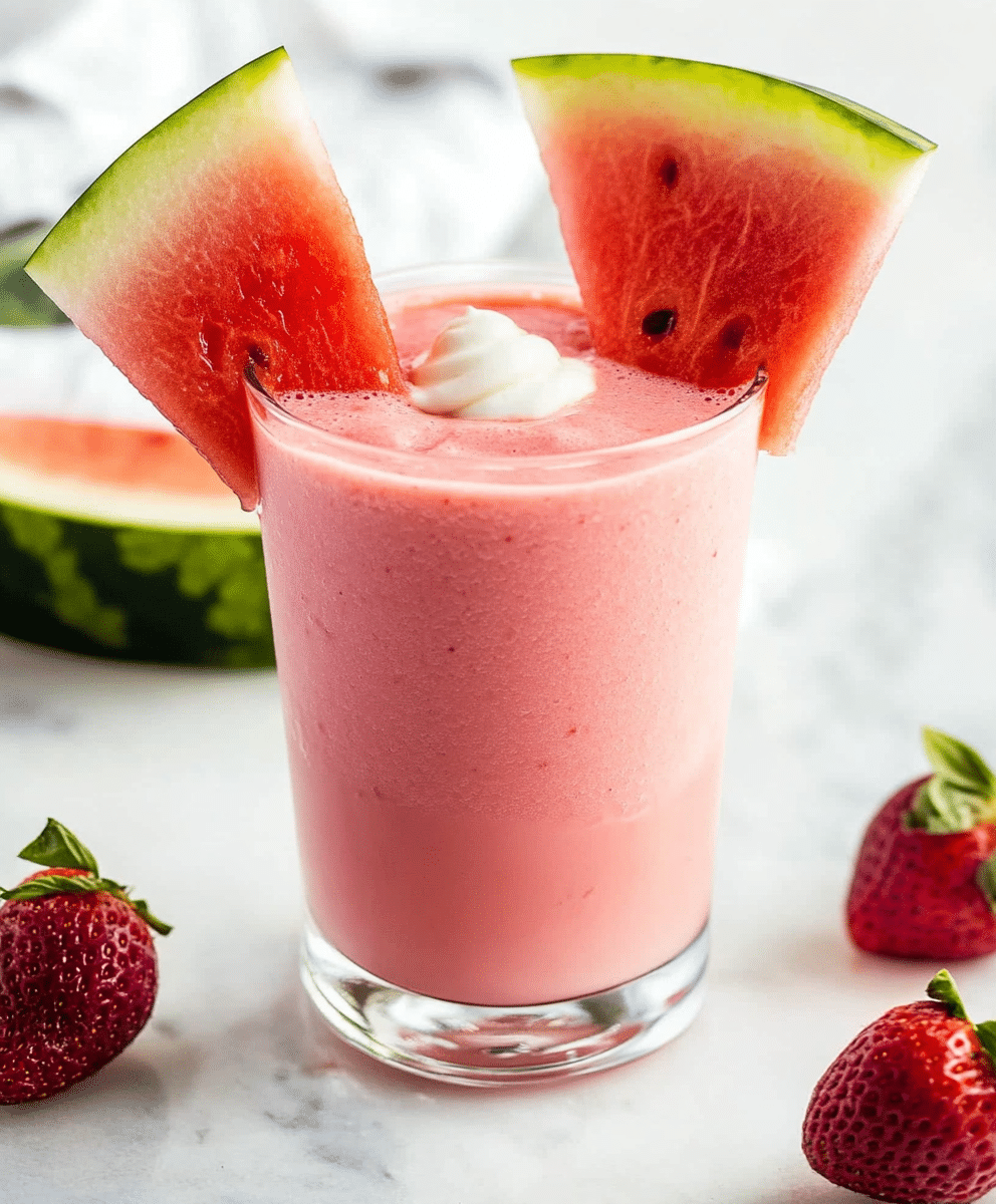 Watermelon Smoothie Recipe - novayum.com